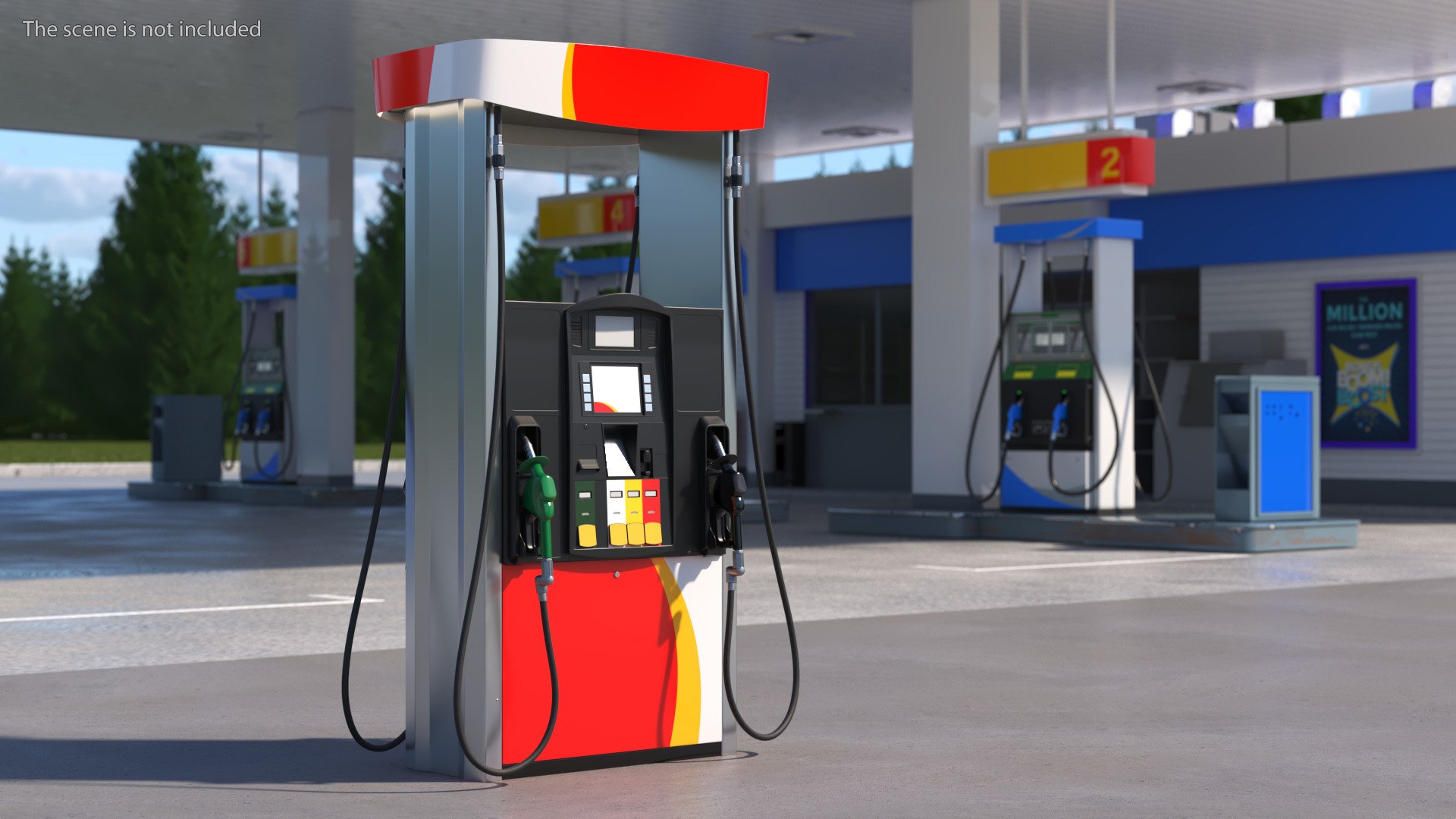 3D Model Gas Pump - TurboSquid 2277708