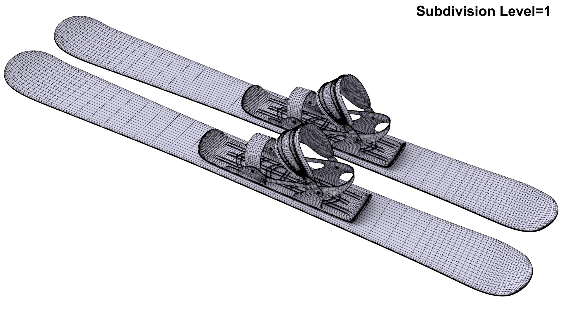 Snow Skis 03 3D Model - TurboSquid 2185063