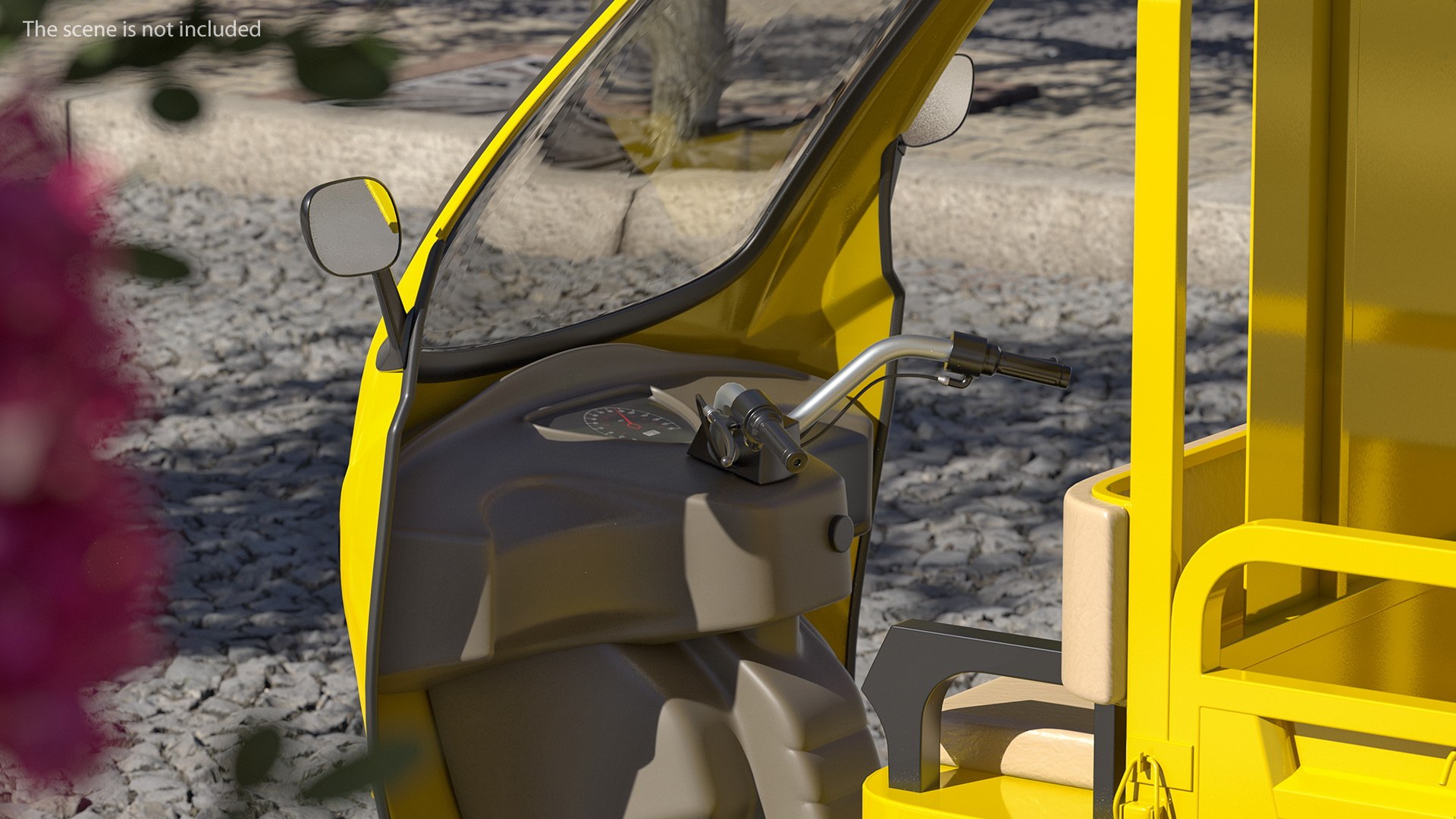 3D Model Electric Cargo Tricycle Rickshaw - TurboSquid 1576098