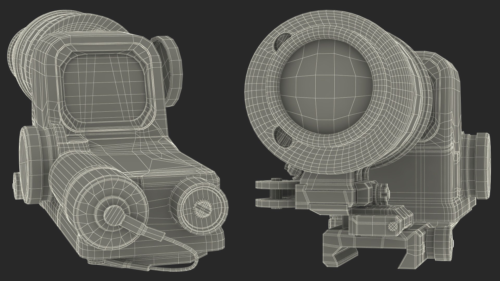 3D Scope Optic For Firearm - TurboSquid 2130188