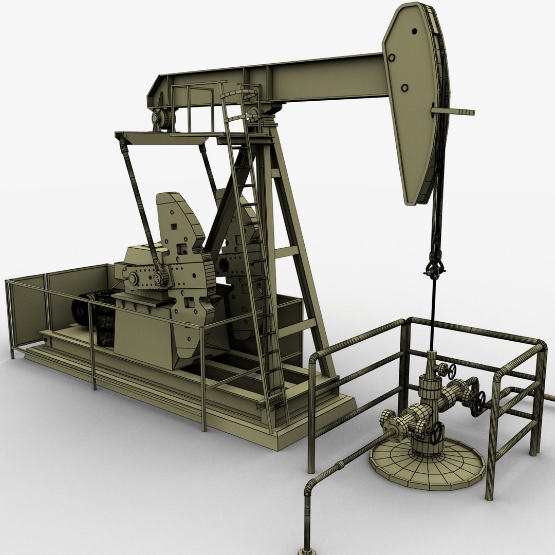 3d model oil field