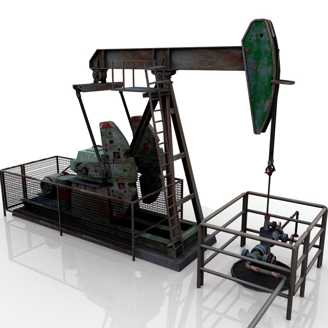 3d Model Oil Field