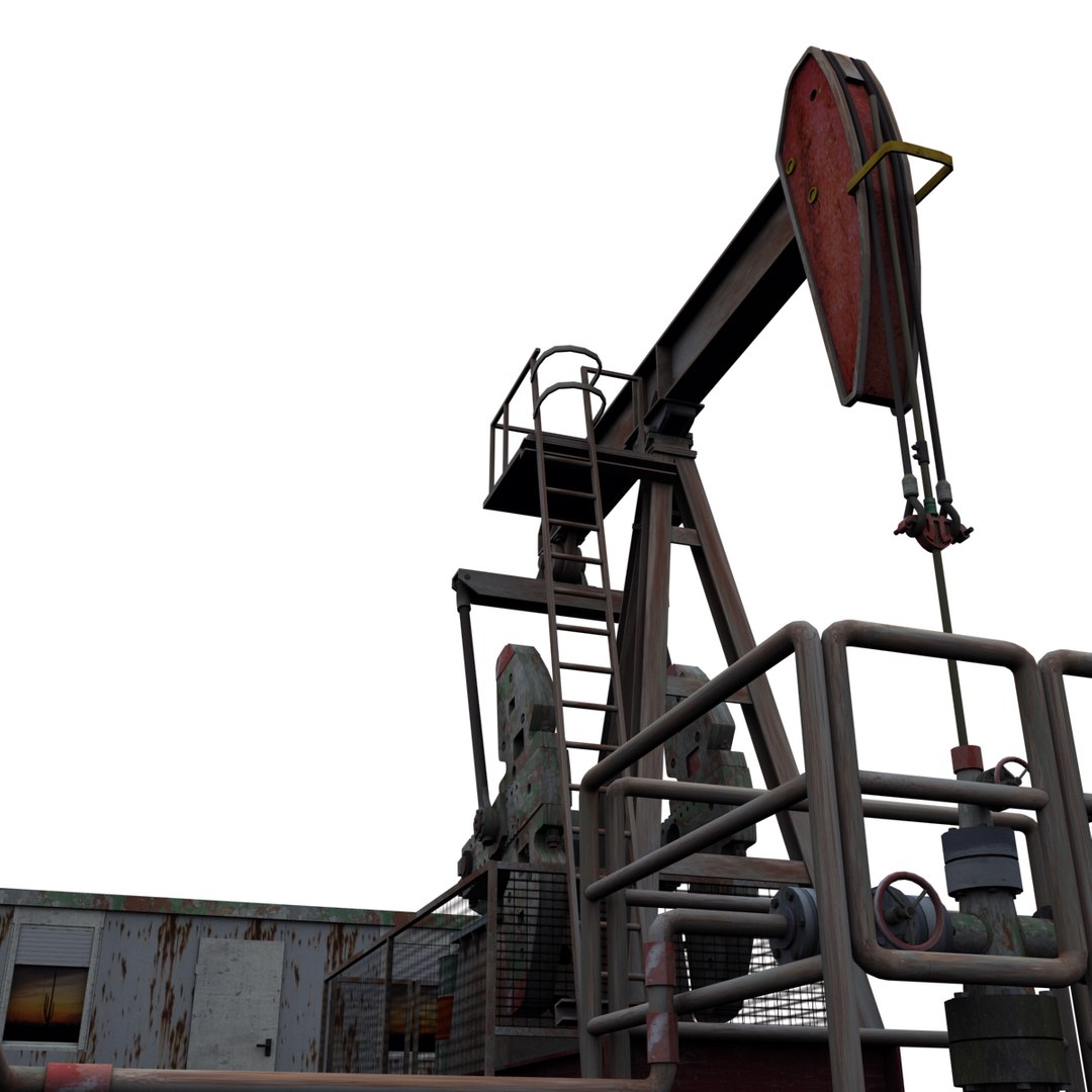 3d Model Oil Field