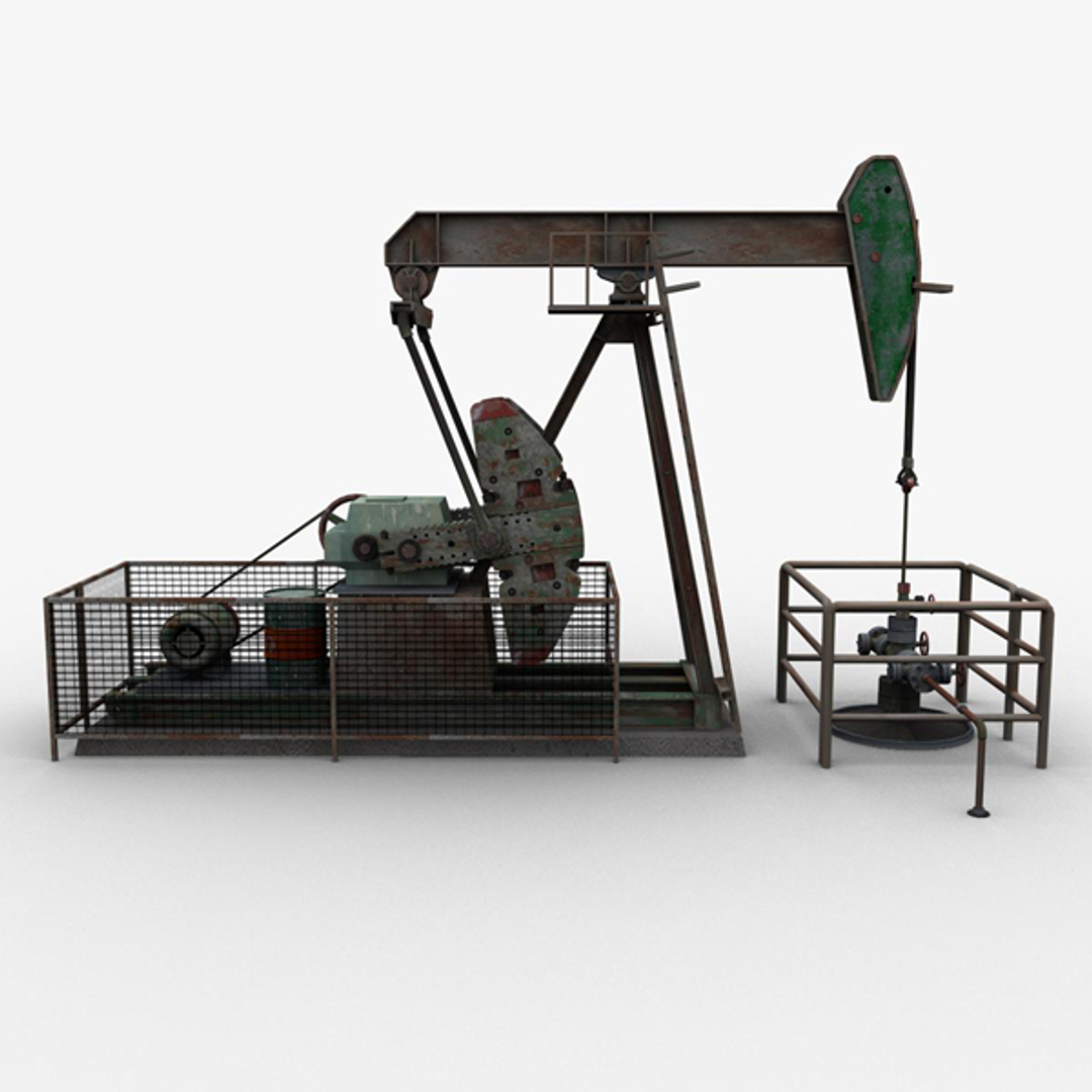 3d Model Oil Field