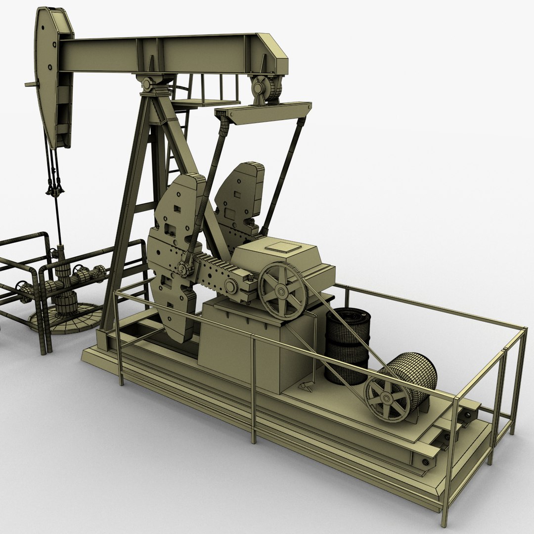 3d model oil field