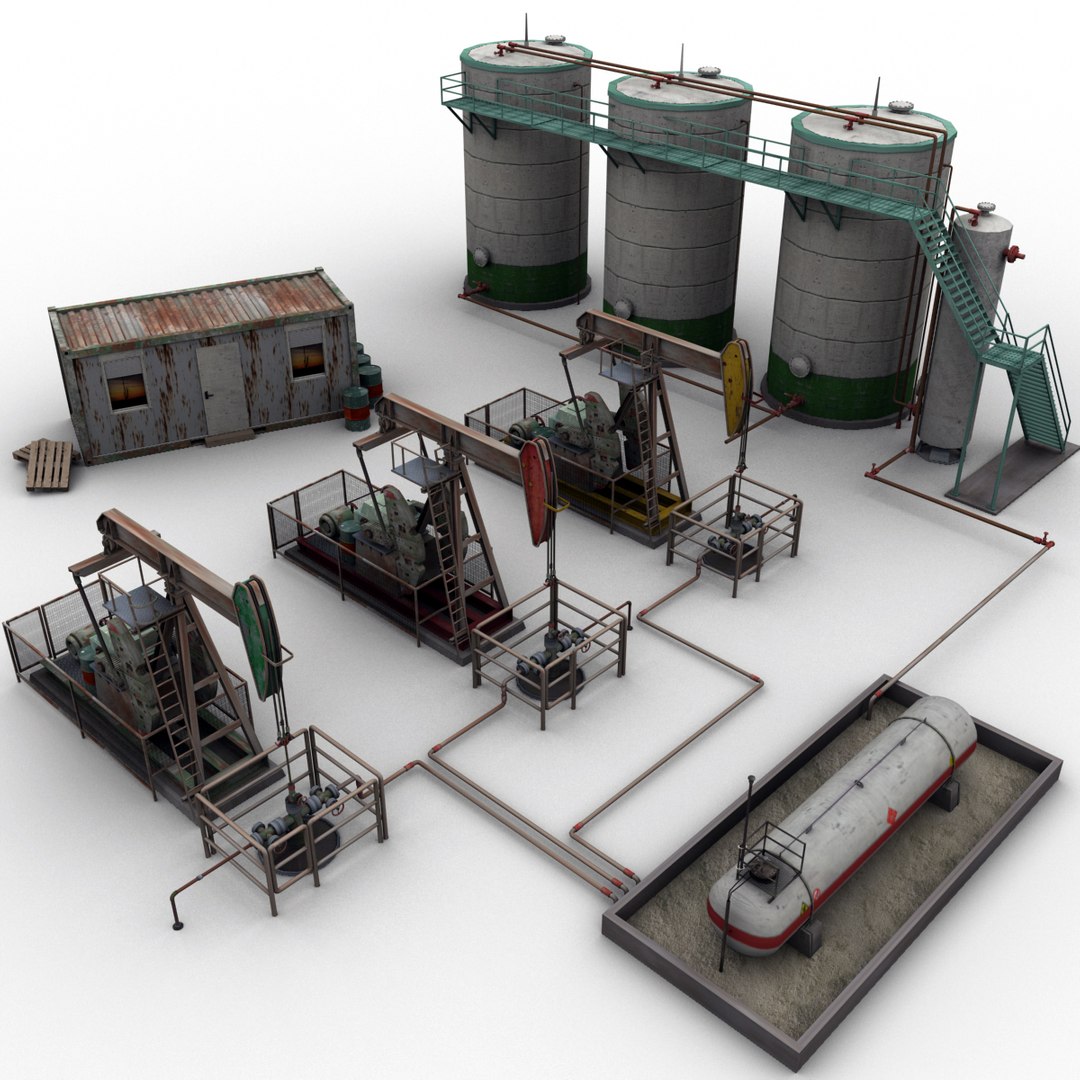 3d model oil field