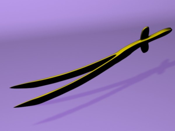 sword edges 3d max