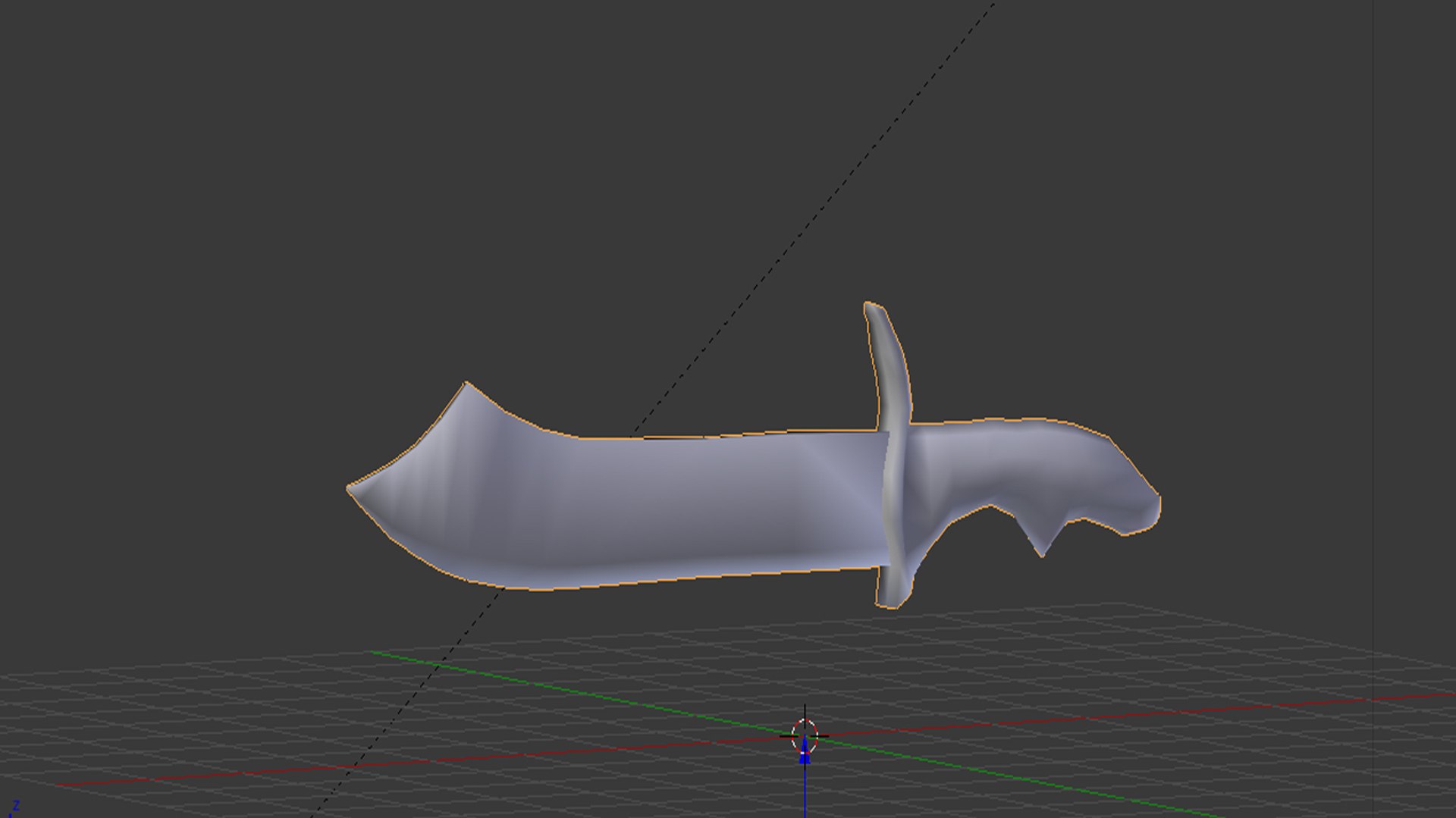 Dagger Blender 3d Model