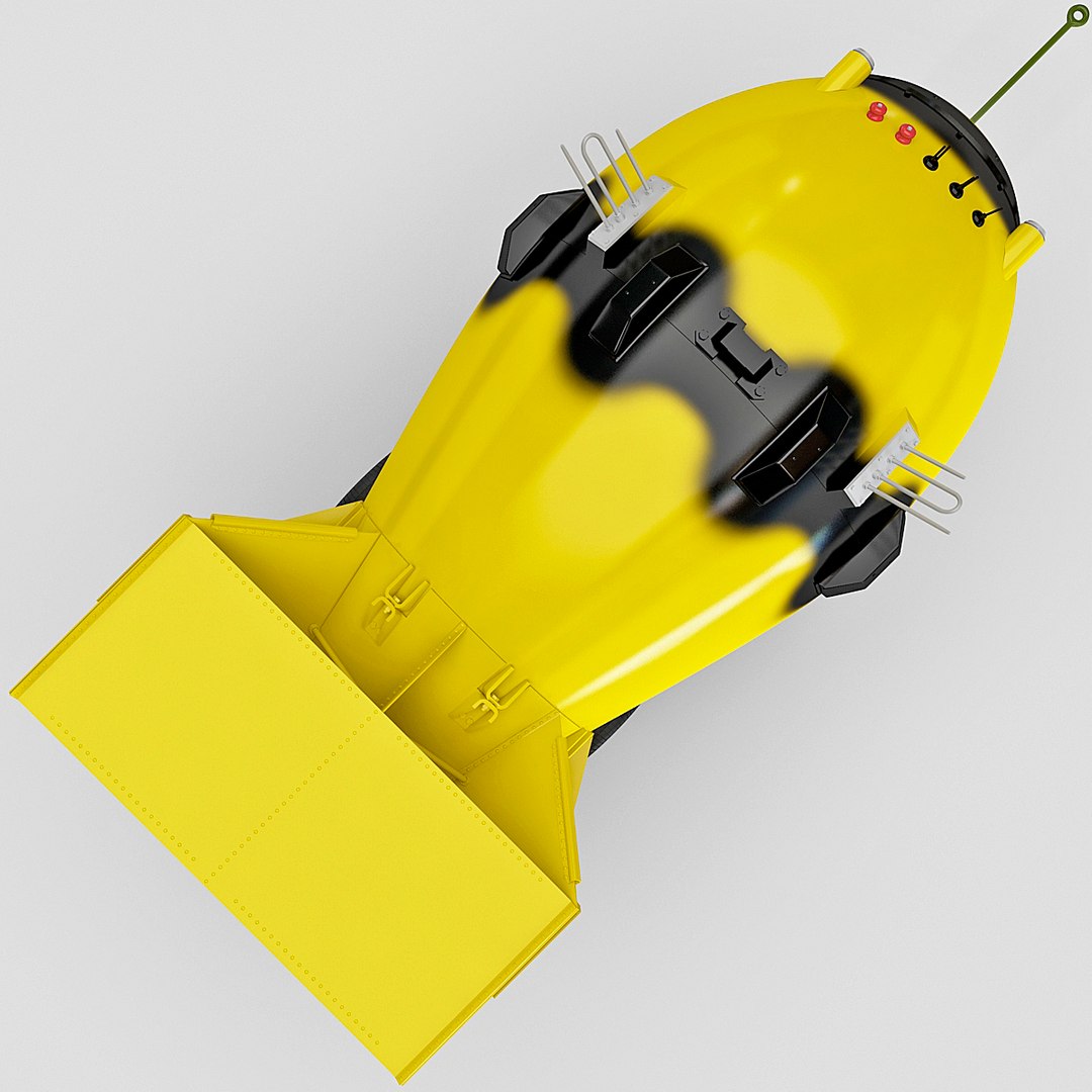 3d Atomic Bomb Fat Man Model