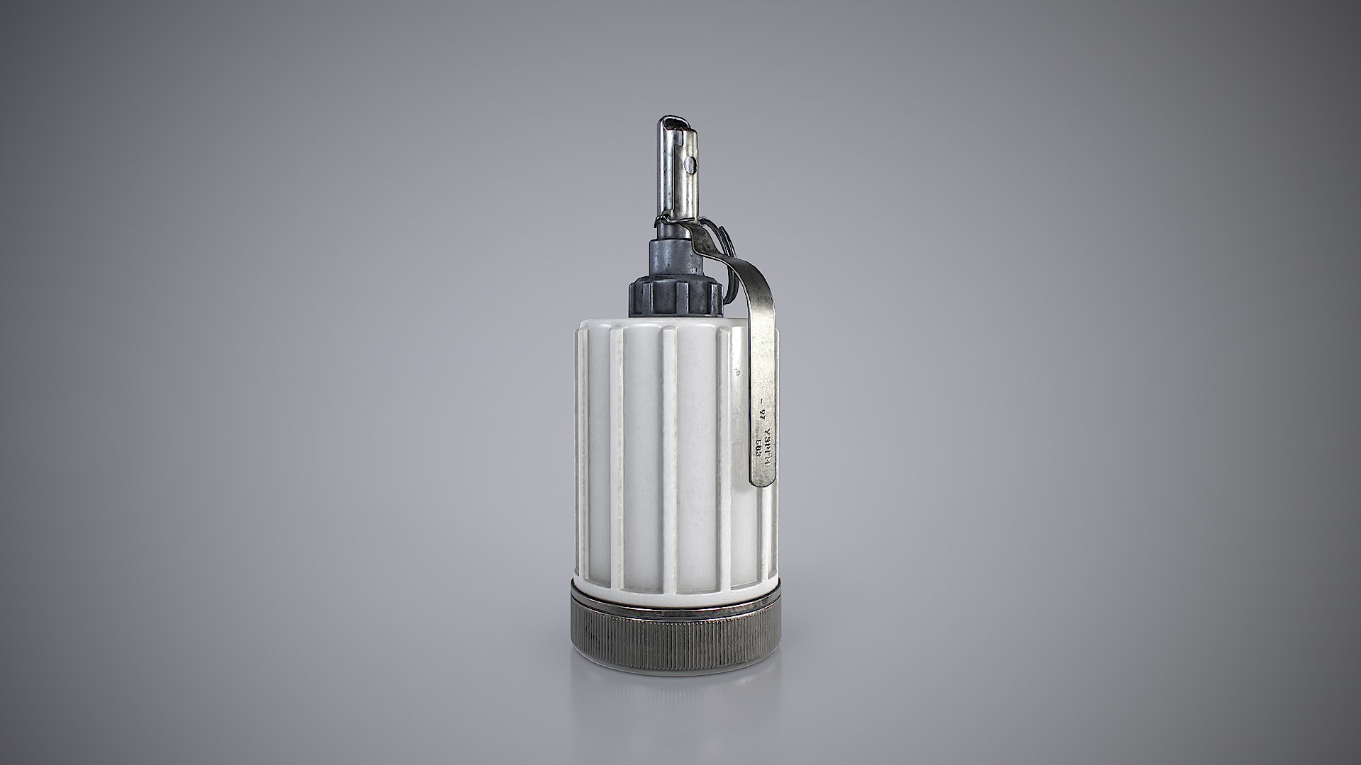 3D Soviet Hand-held Aerosol Grenade K-51 With Non-lethal Tear Gas Low-poly Model - TurboSquid ...