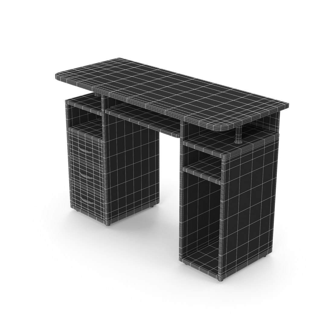 3D Computer Desk - TurboSquid 1858153