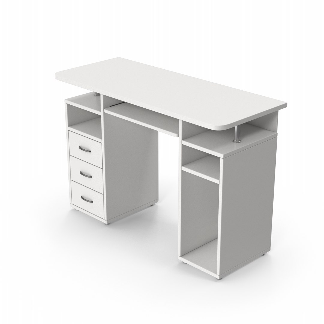 3D Computer Desk - TurboSquid 1858153