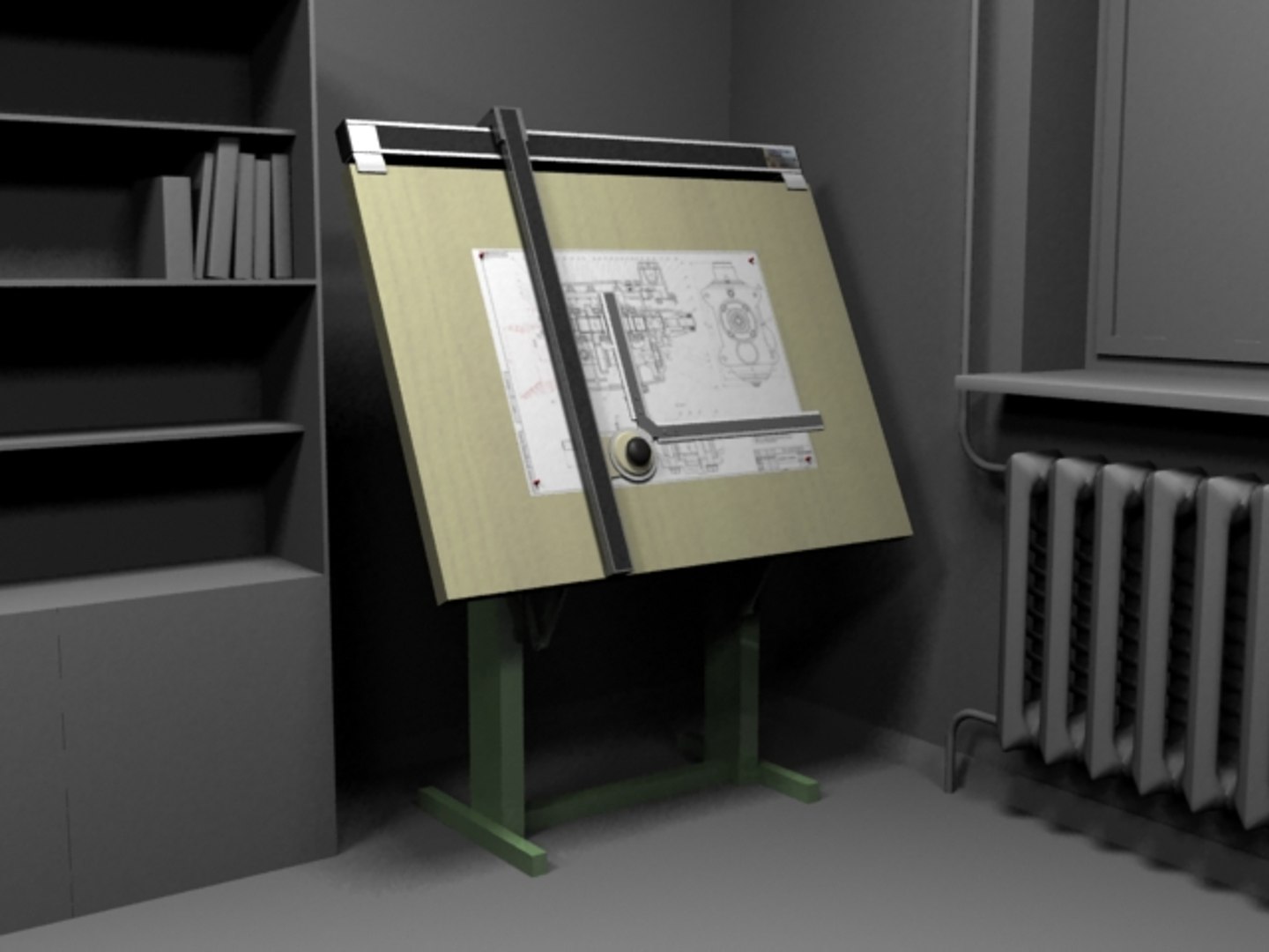 3d Model Drawing Board