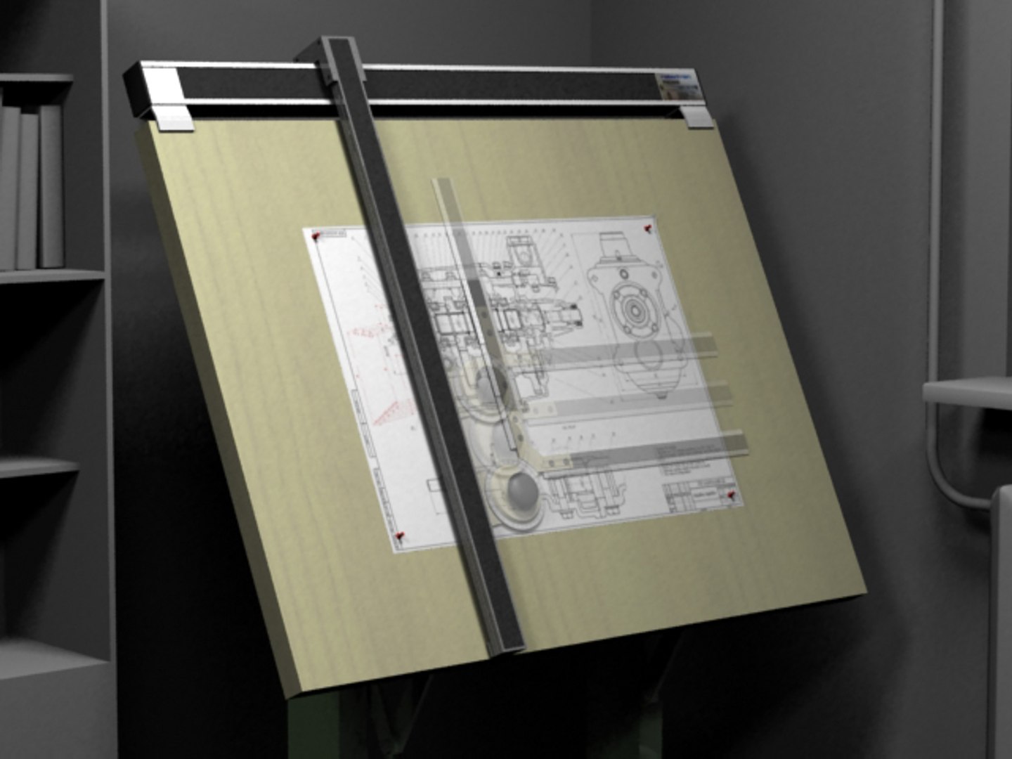 3d Model Drawing Board