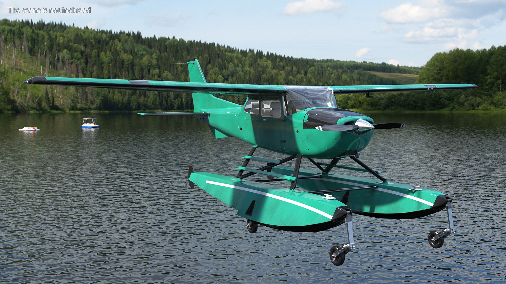 Four Seat Seaplane 3D model - TurboSquid 1888632