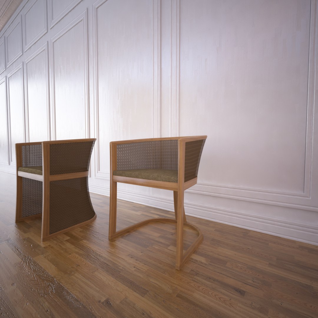 grace chair potocco 3d model