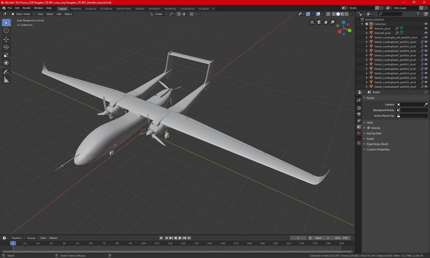 Tengden TB-001 3D model - TurboSquid 2054449