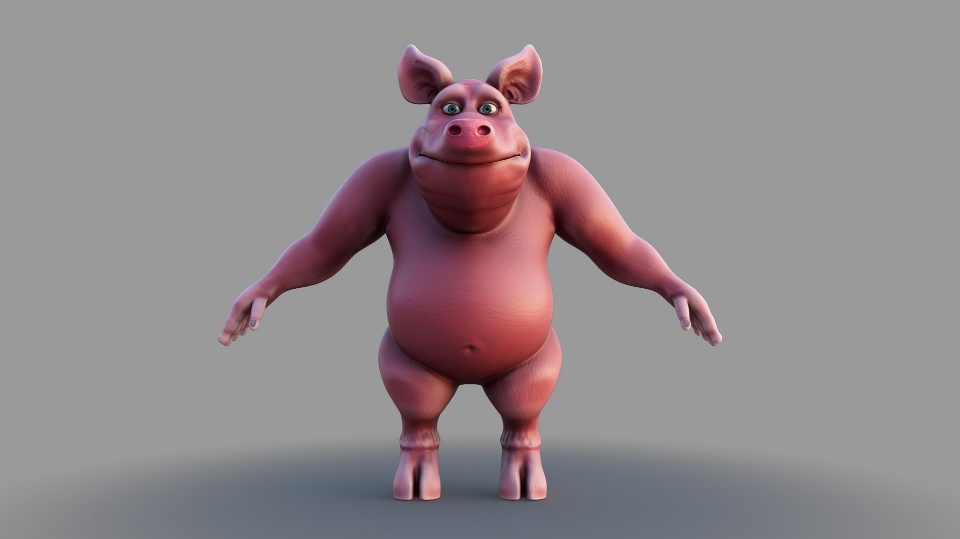 Cartoon Boar Rigged 3D Model - TurboSquid 2026233