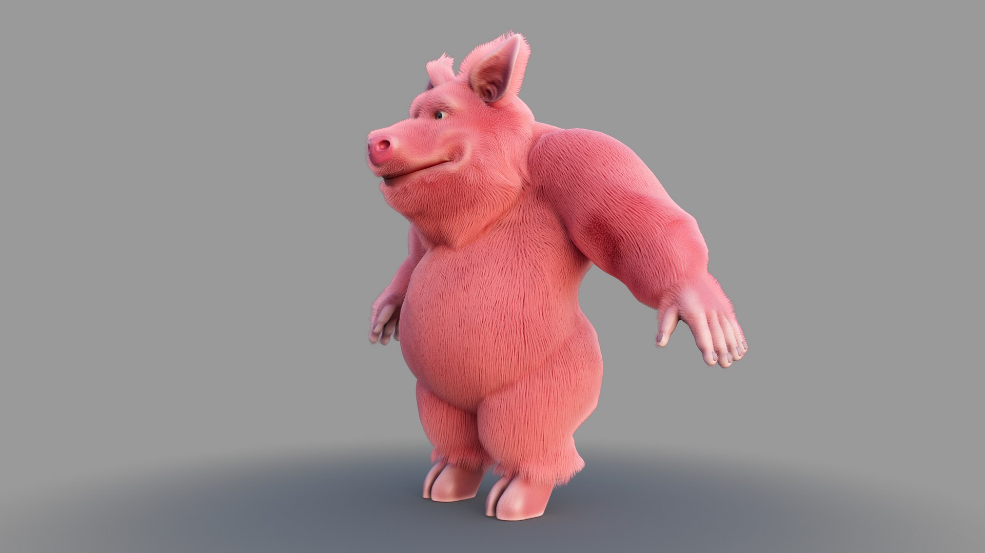 Cartoon Boar Rigged 3D Model - TurboSquid 2026233