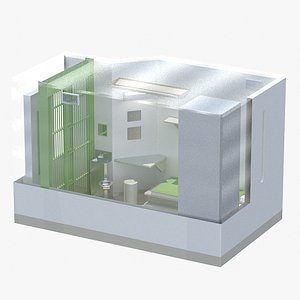 Low Poly Prison Cell 3D Models for Download | TurboSquid
