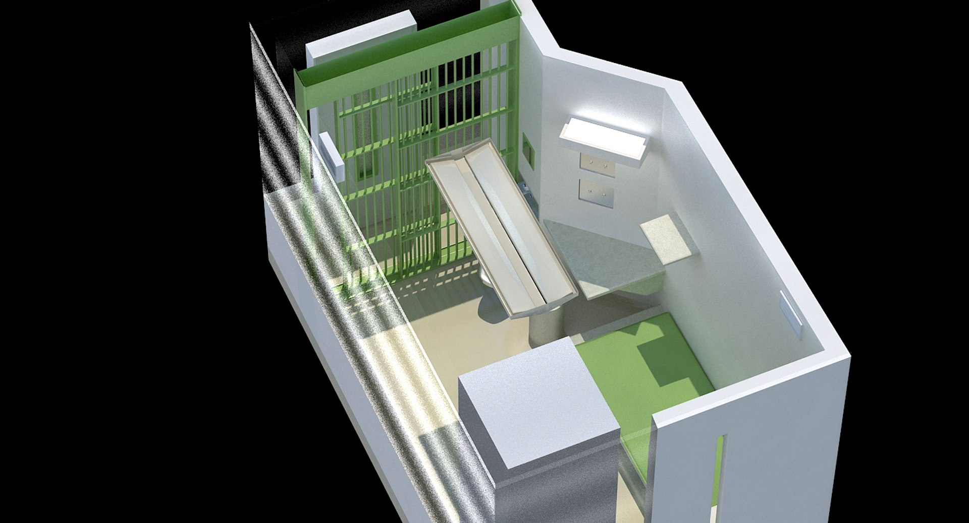 3d Prison Model