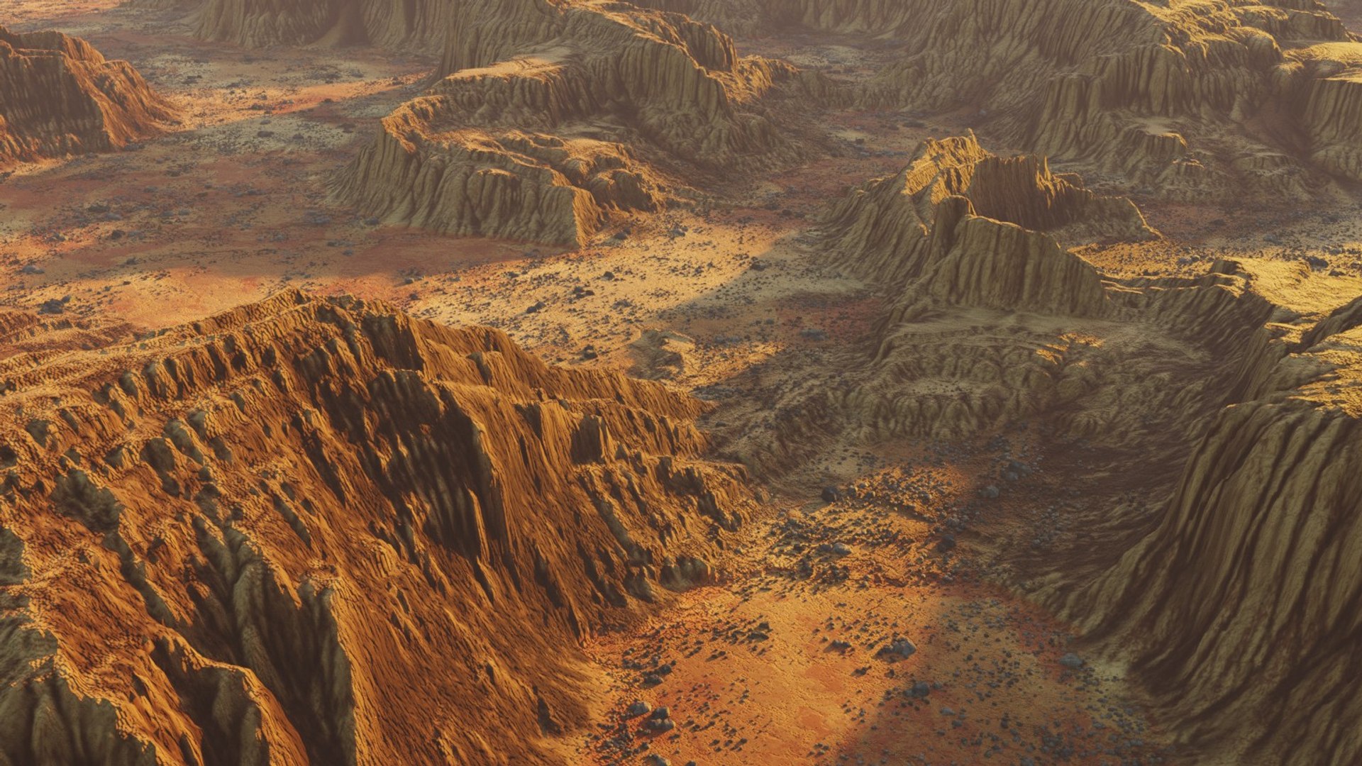 Martian Surface - Stony Area In Blender Model - TurboSquid 1754334