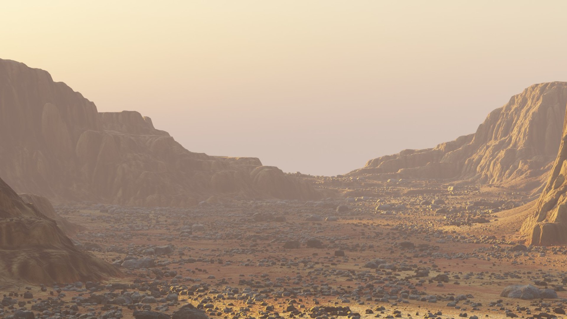 Martian Surface - Stony Area In Blender Model - TurboSquid 1754334