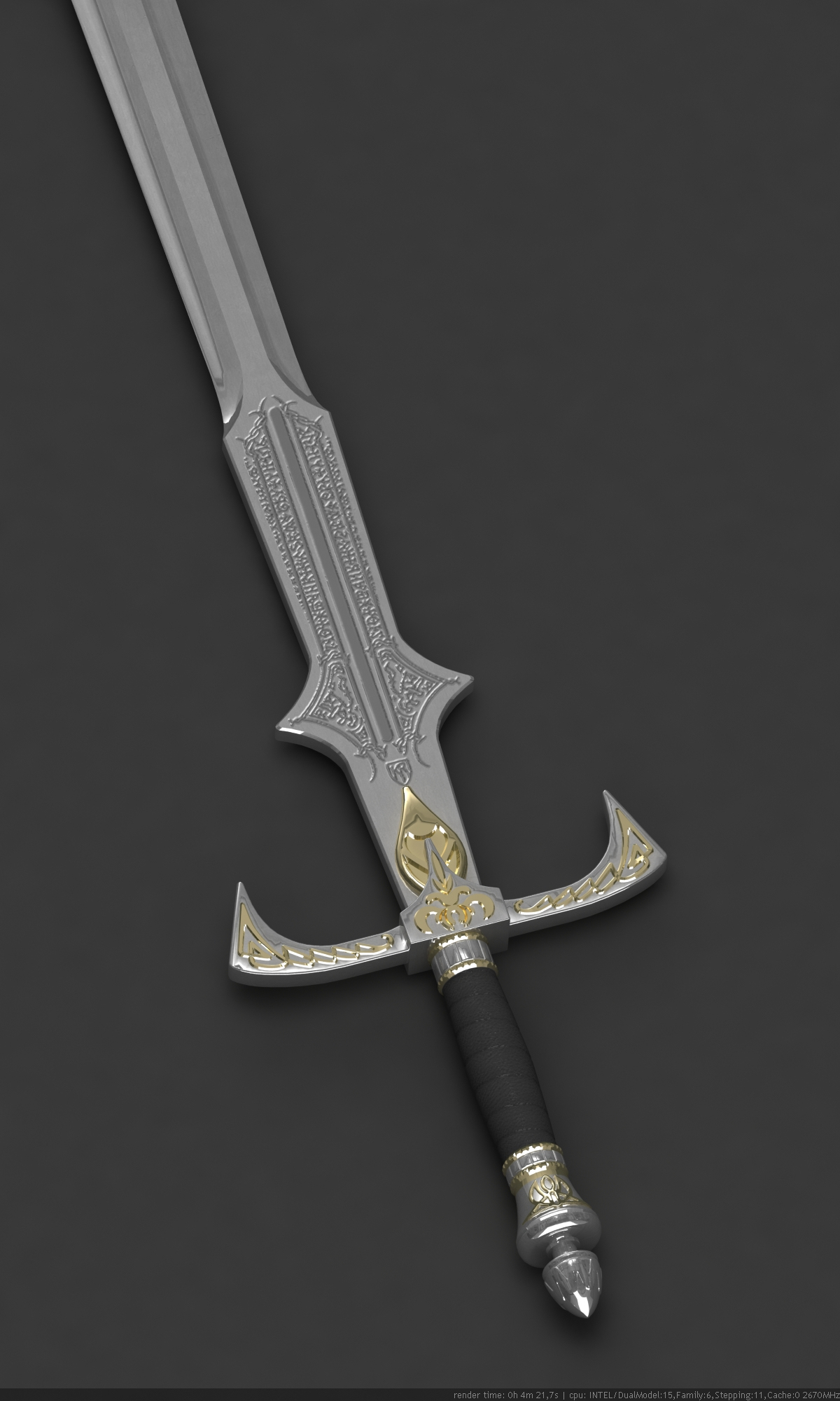 3d sword model
