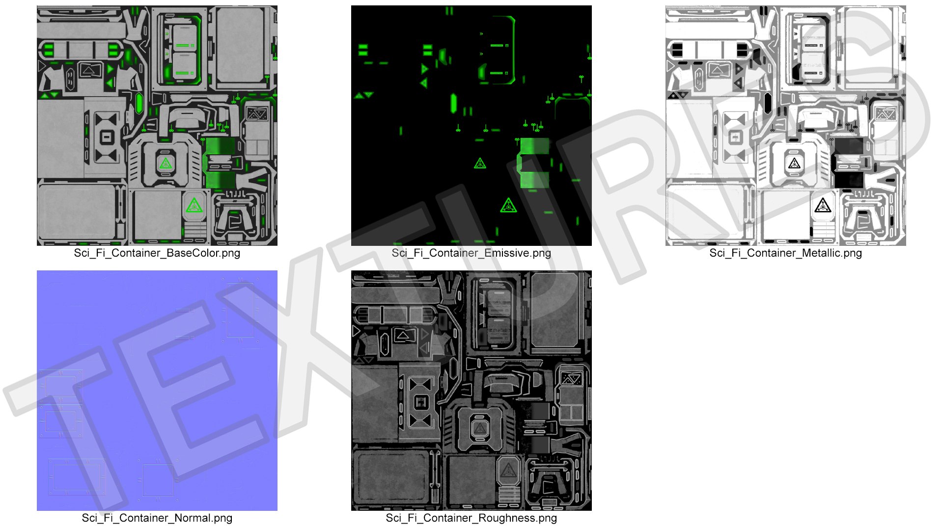 Metal Futuristic Storage Box 3D - TurboSquid 2349228