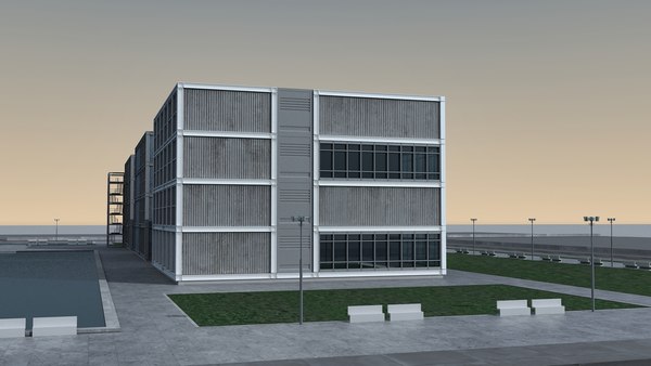Modern Building 124 Scene 3D model - TurboSquid 1721223