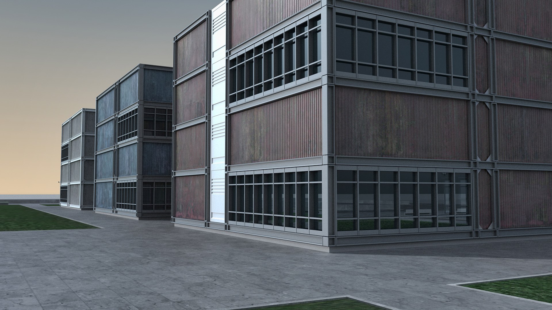 Modern Building 124 Scene 3D Model - TurboSquid 1721223