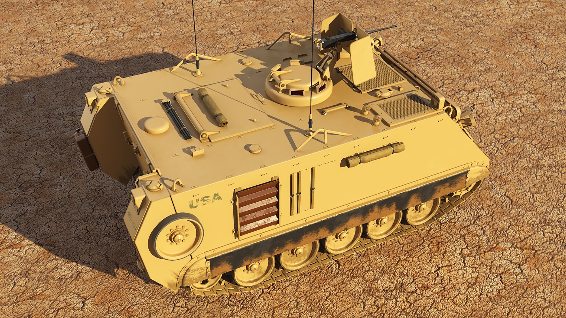 Armoured personnel carrier m113 model - TurboSquid 1223800