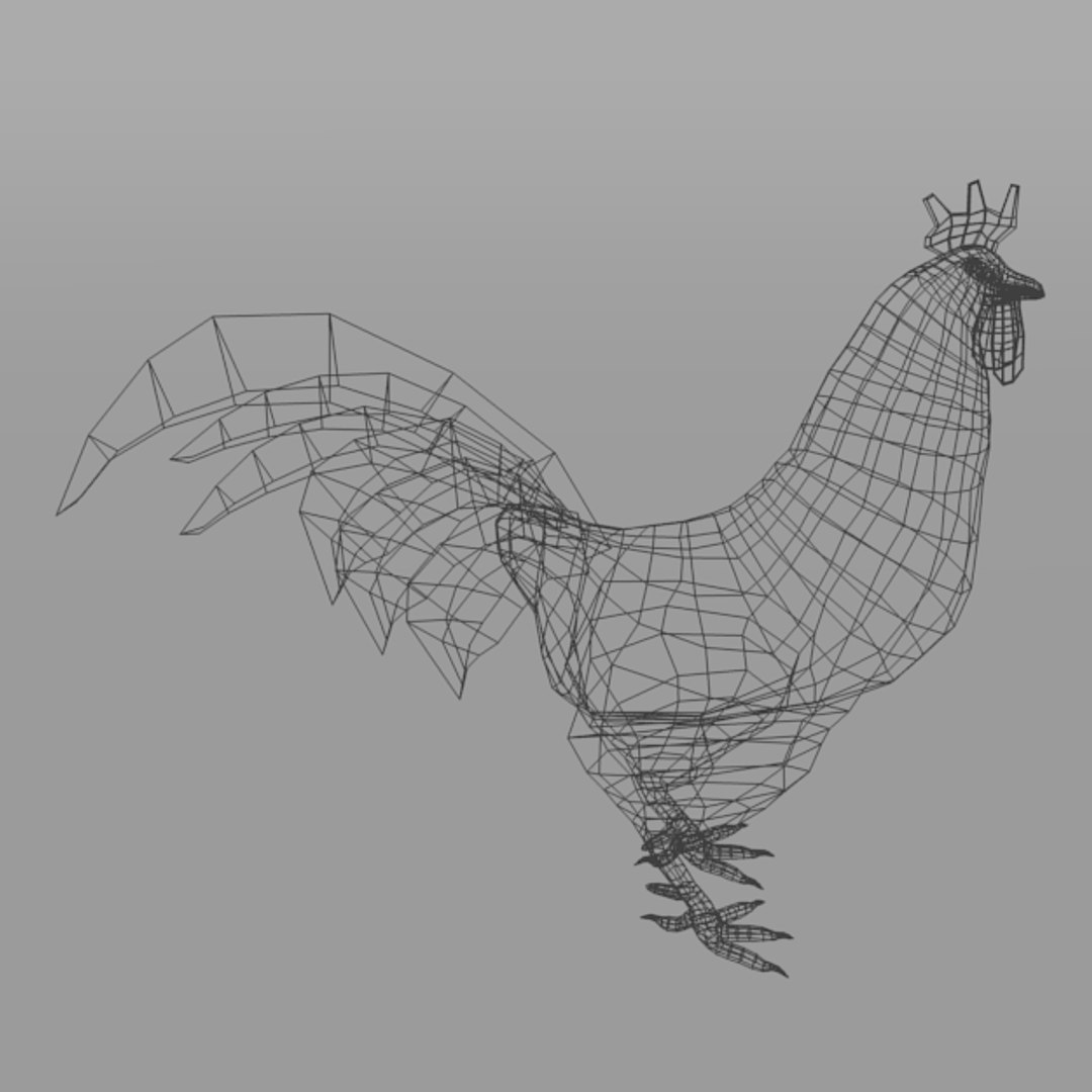 Rooster 3D model - TurboSquid 1316804