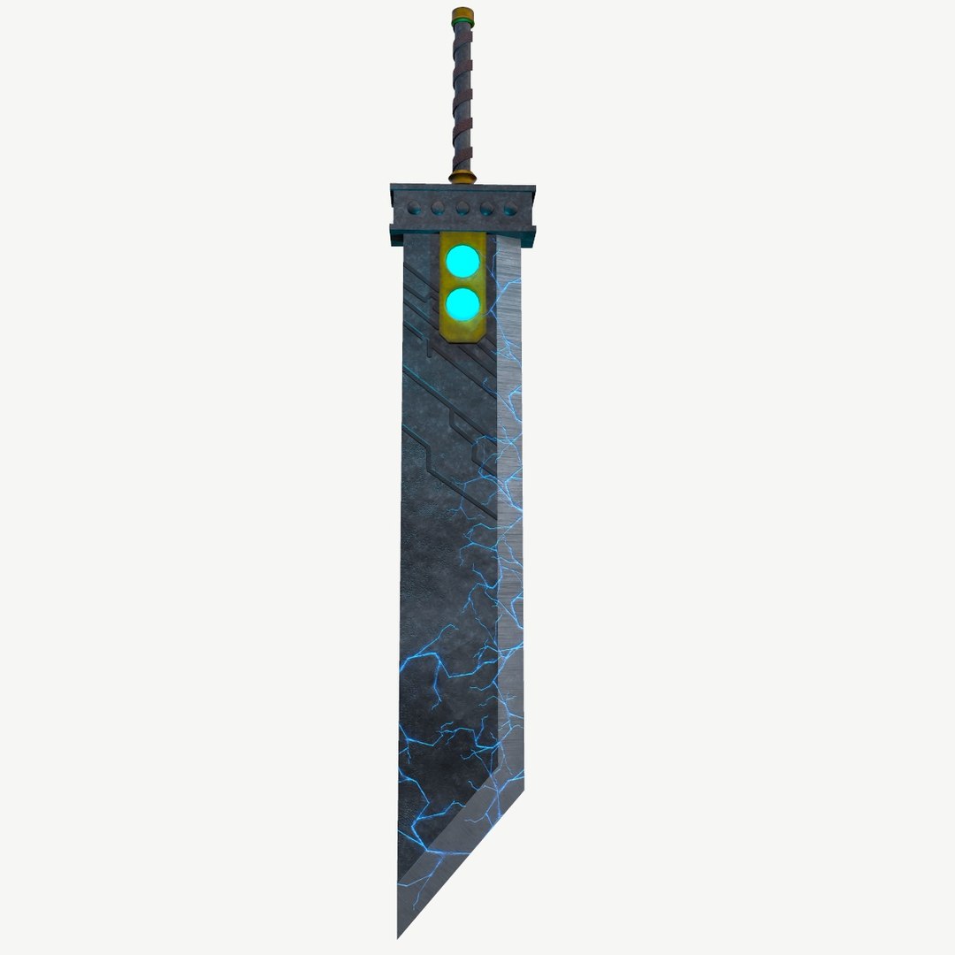 3D Buster Sword - TurboSquid 1951916