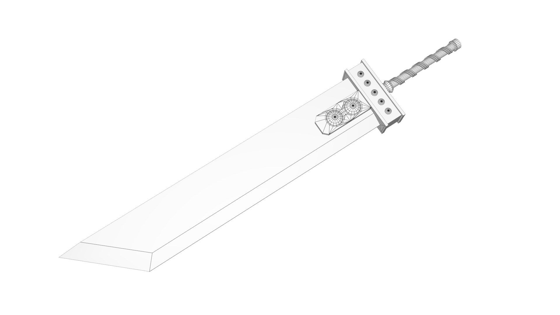 3D Buster Sword - TurboSquid 1951916