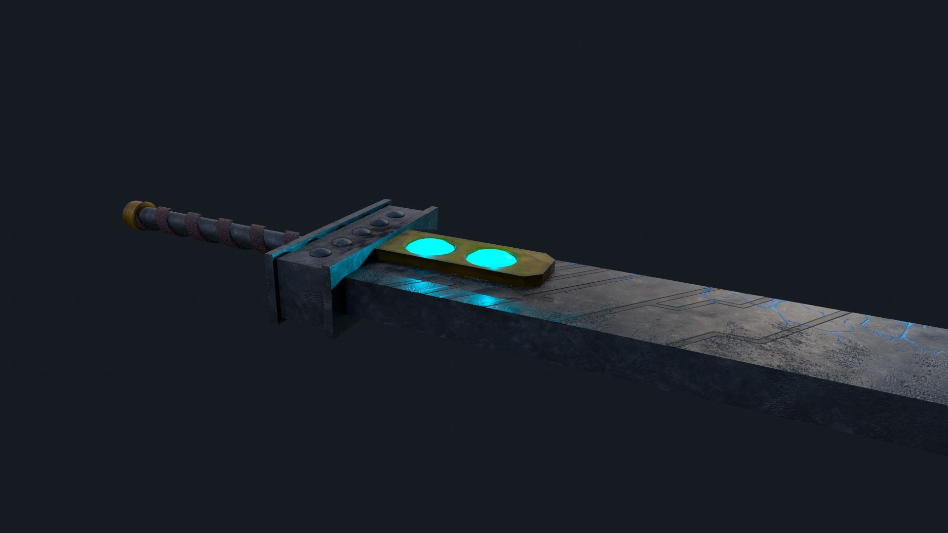 3D Buster Sword - TurboSquid 1951916