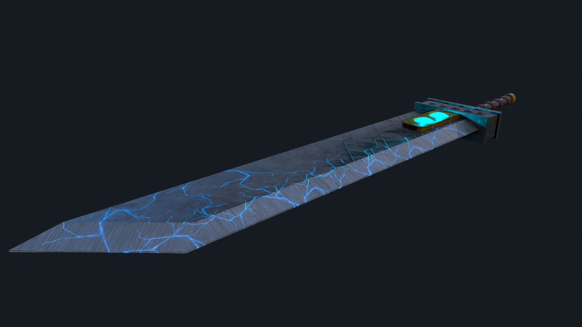 3D Buster Sword - TurboSquid 1951916
