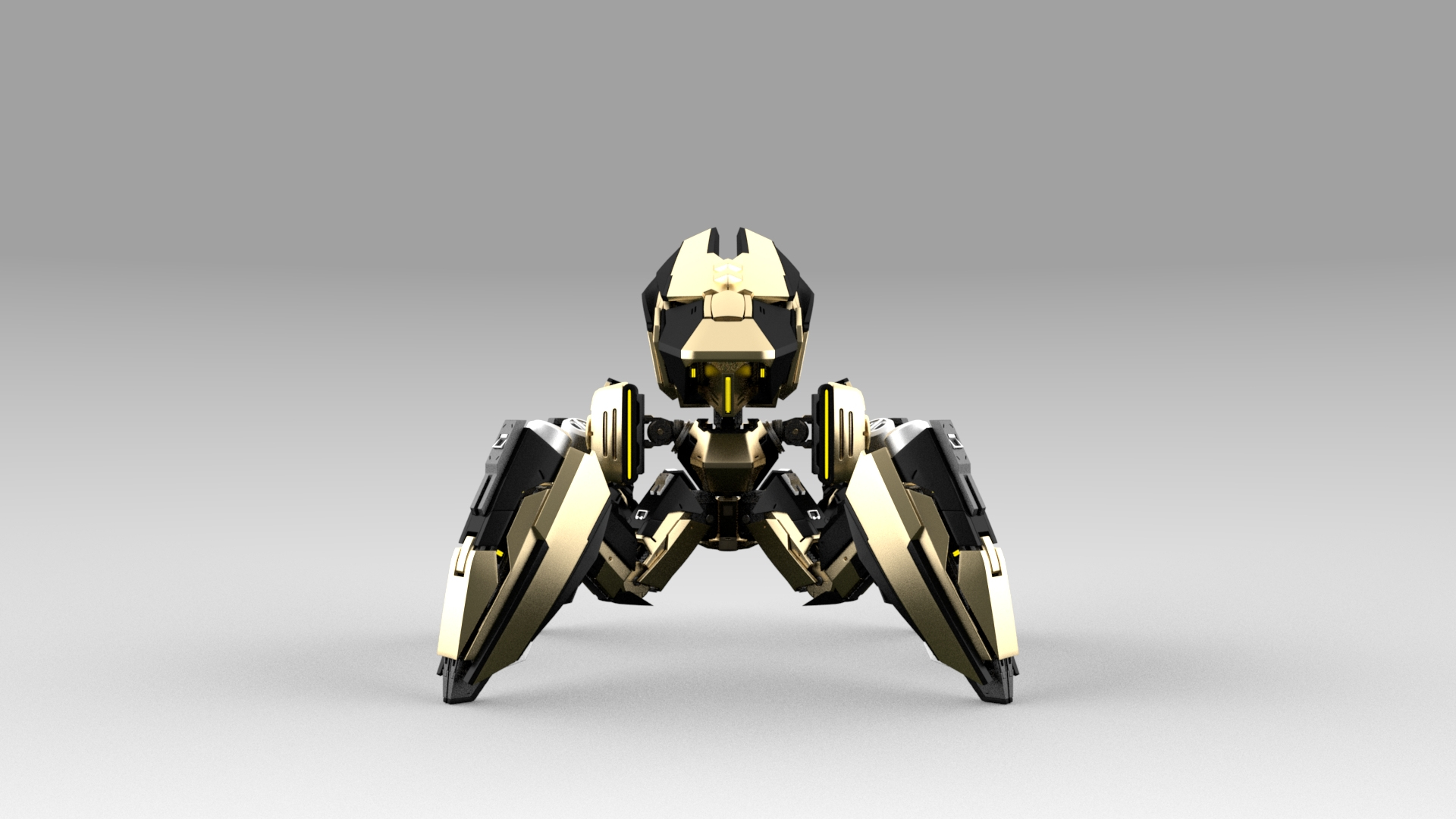 Robot Quadbot 212f 3D Model - TurboSquid 1523301