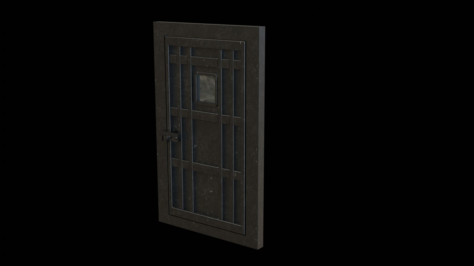 3D Metal security door model - TurboSquid 2079171