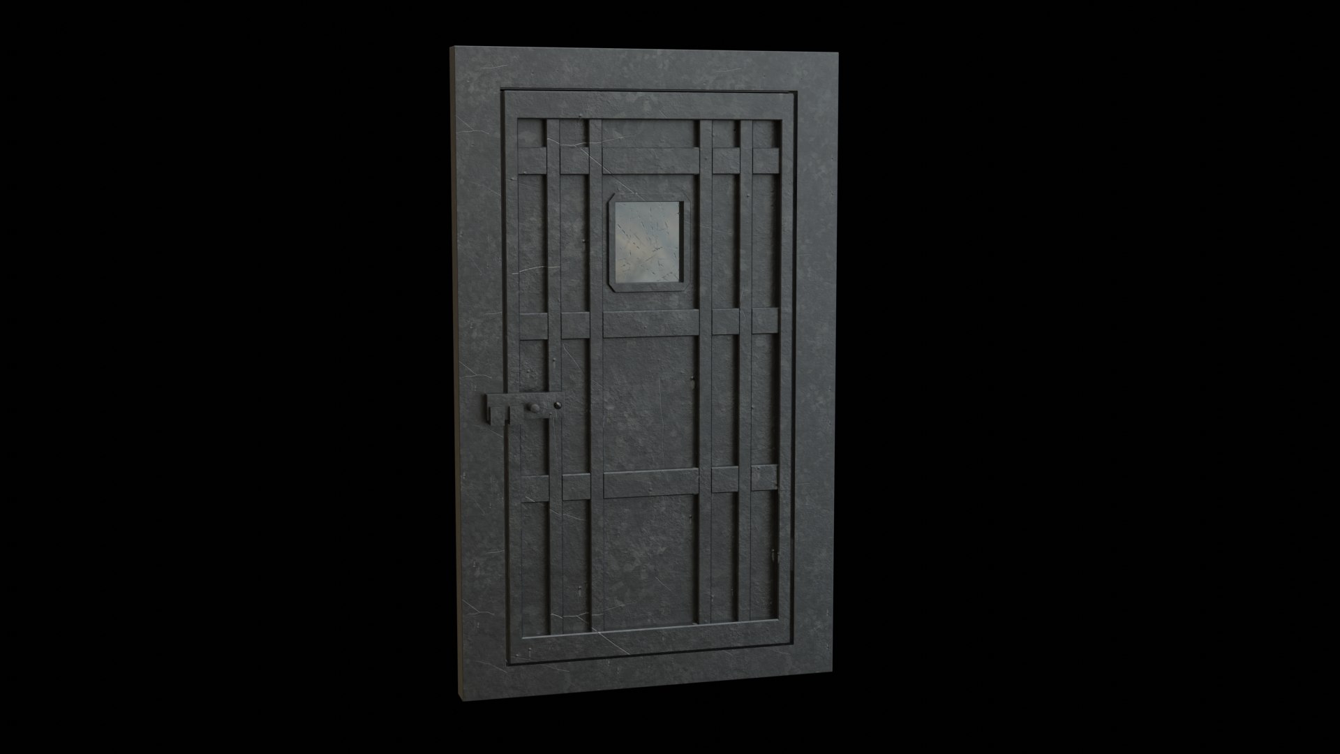 3D Metal security door model - TurboSquid 2079171