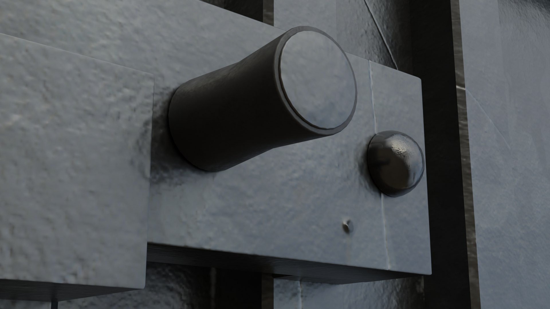 3D Metal security door model - TurboSquid 2079171