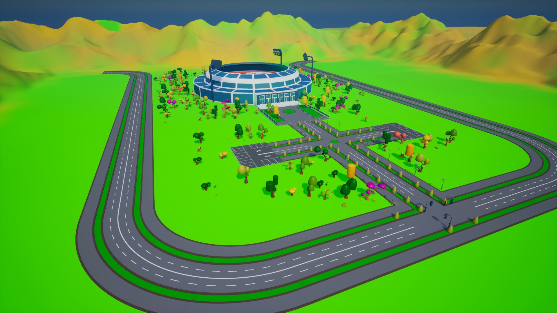 Grand Stadium 3D Model - TurboSquid 2327185