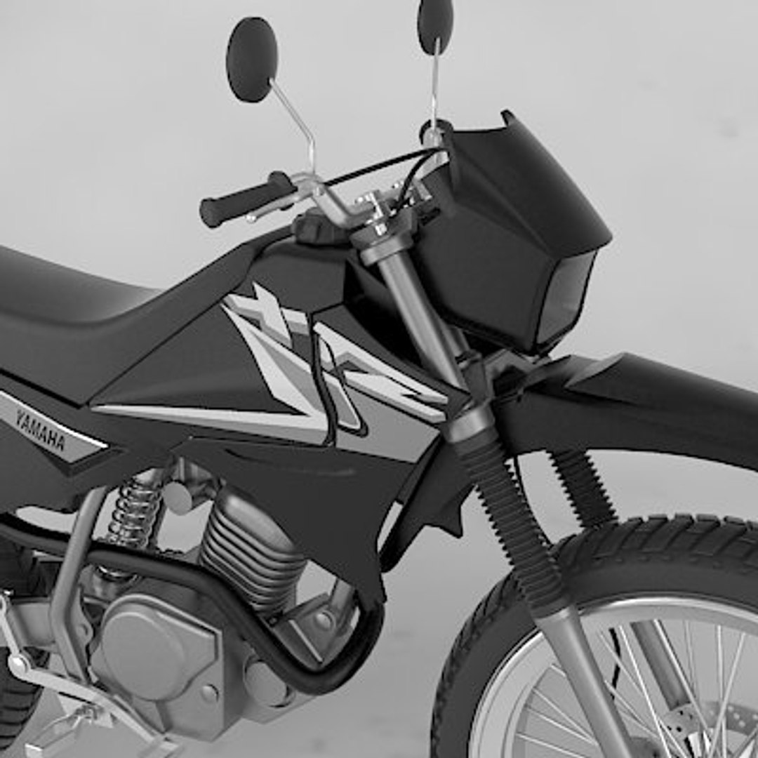 3d model yamaha xtz 125