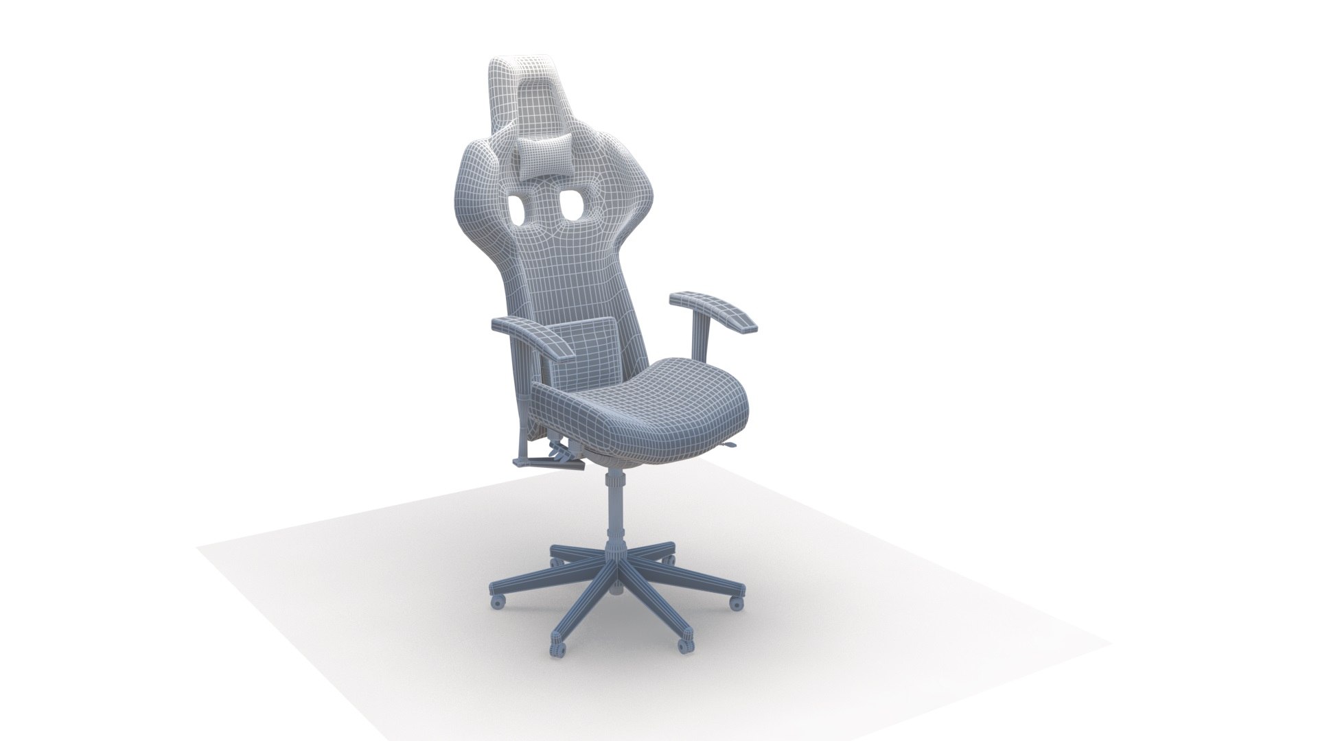 3D chair ergonomic model - TurboSquid 1609890