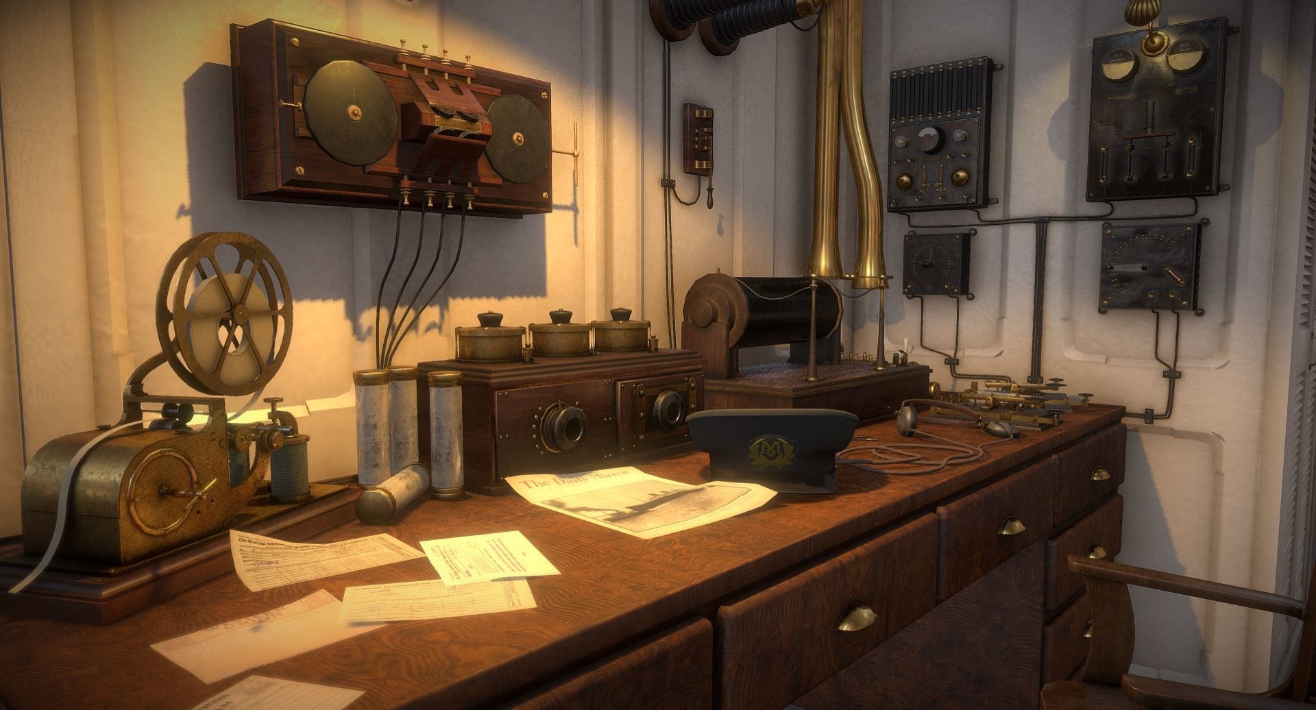 Marconi Room Titanic 3D Model - TurboSquid 1653820