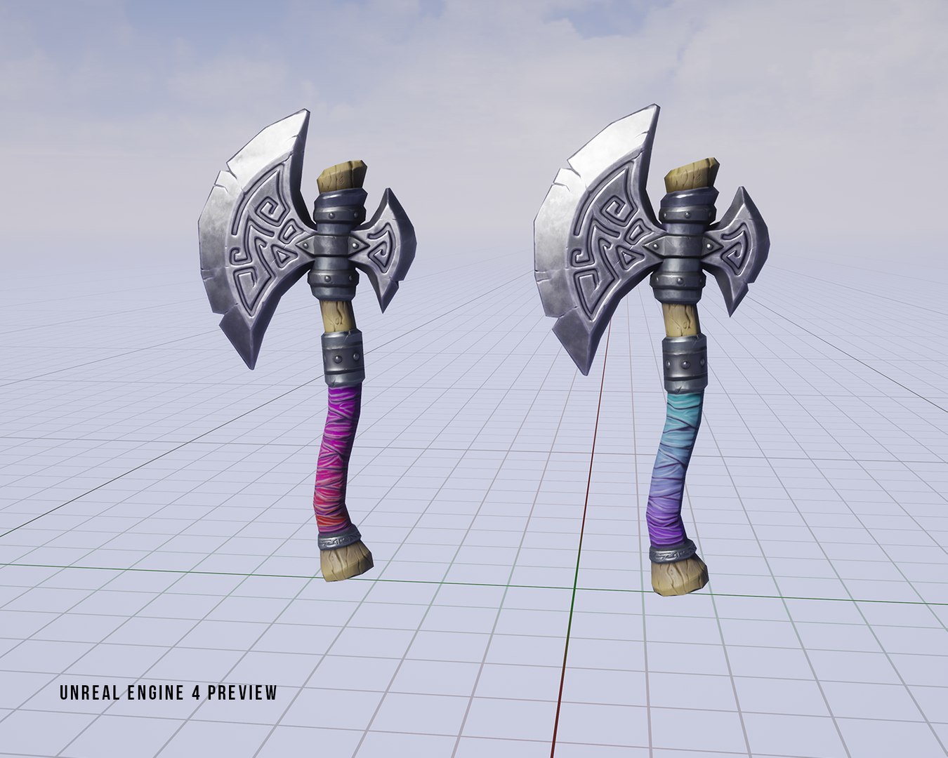 Stylized Axe 3D Model - TurboSquid 1386415