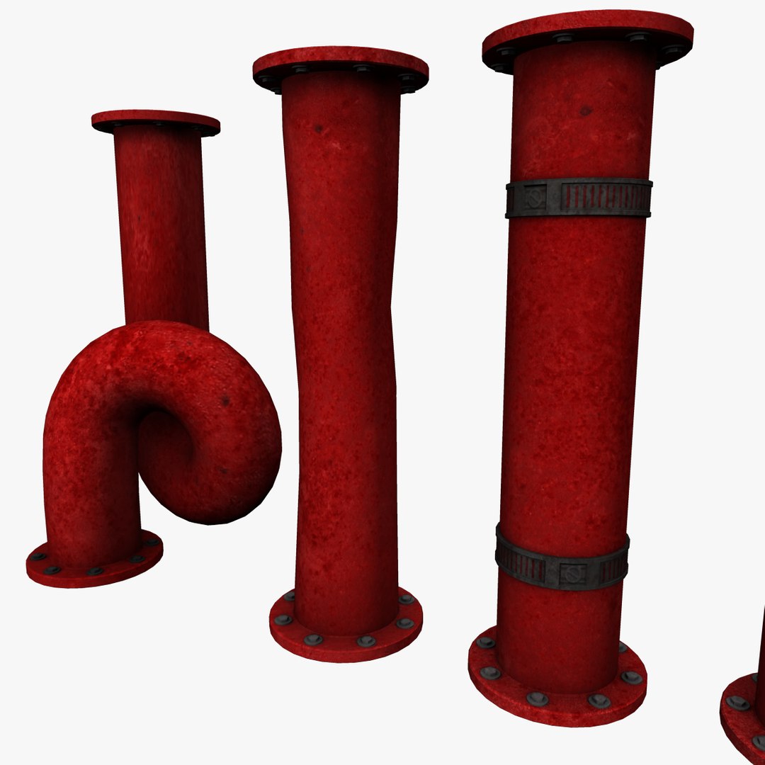 3ds Max Industrial Pipes
