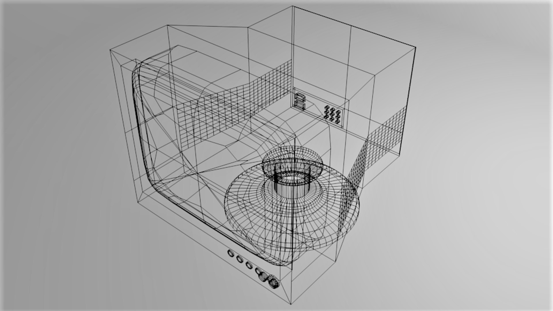 3D Crt Monitor 18 Inch Model - TurboSquid 1586083