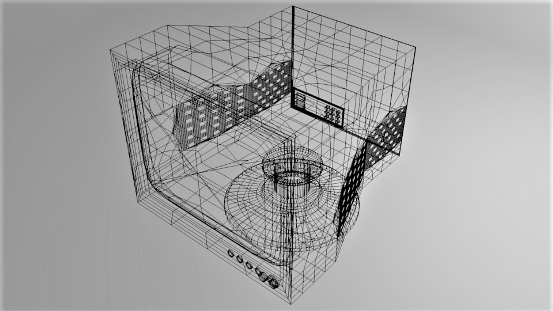 3D Crt Monitor 18 Inch Model - TurboSquid 1586083