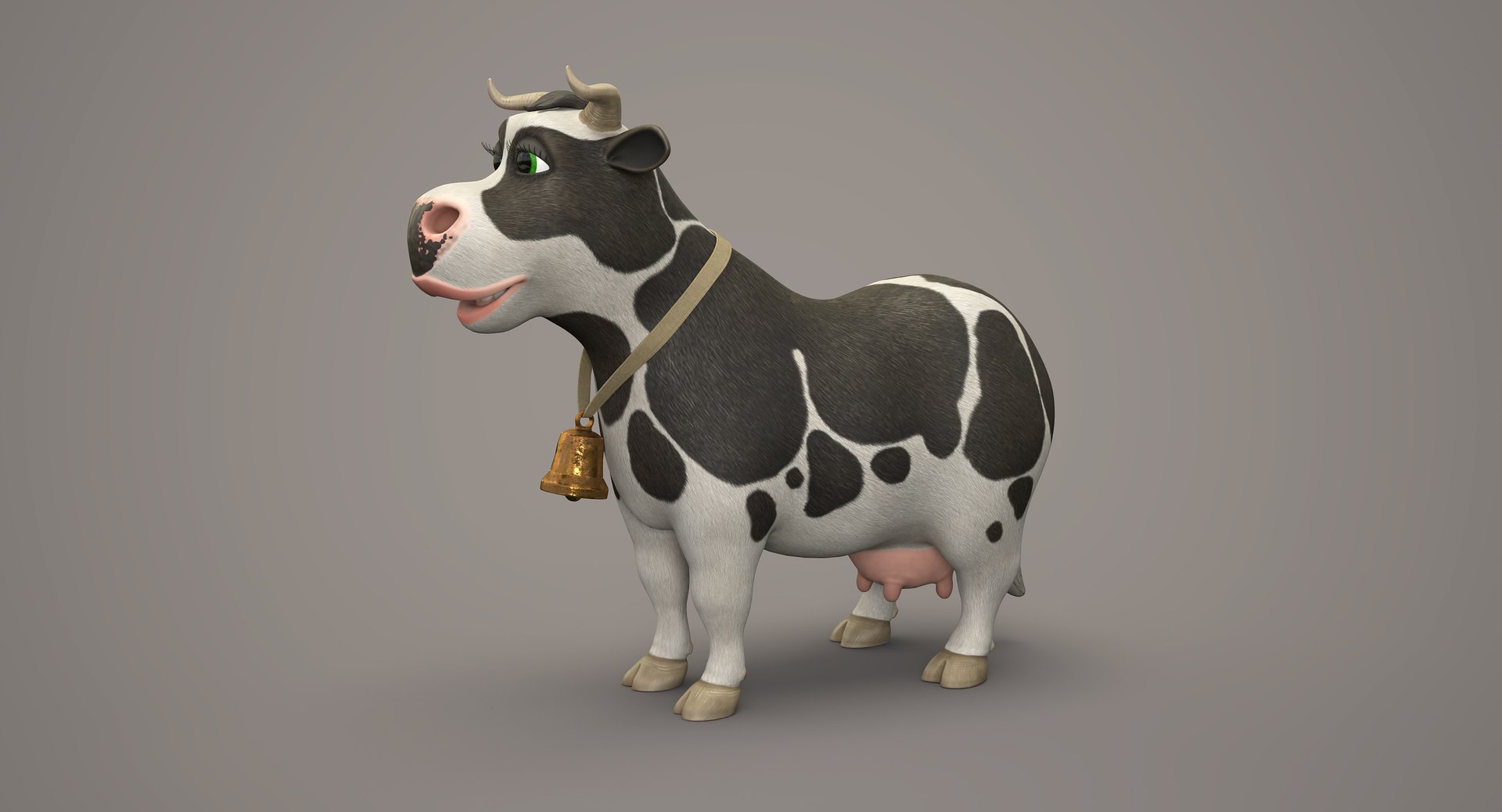 Cartoon Cow 3d Max